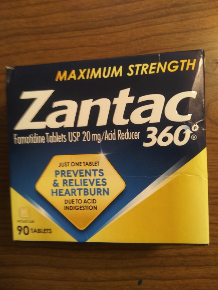 Zantac 360 Maximum Strength, 20Mg Tablets, 90 Ct (new/seled) | eBay