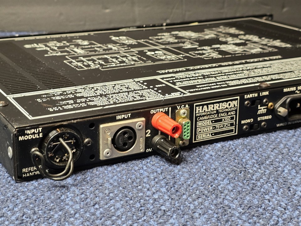 MOS FET AMP HARRISON X150 DUAL CHANNEL POWER AMPLIFIER | Parts / Repair ...