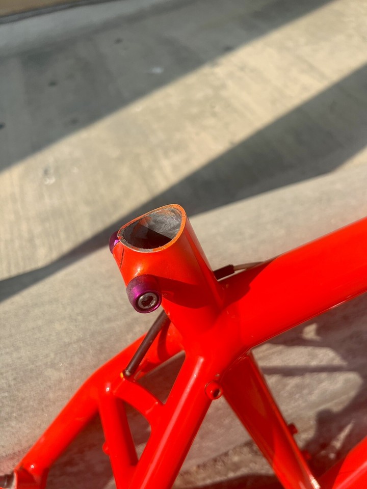 Late 80s early 90s medium KLEIN Pinnacle MTB frame 17" vintage aluminum ...