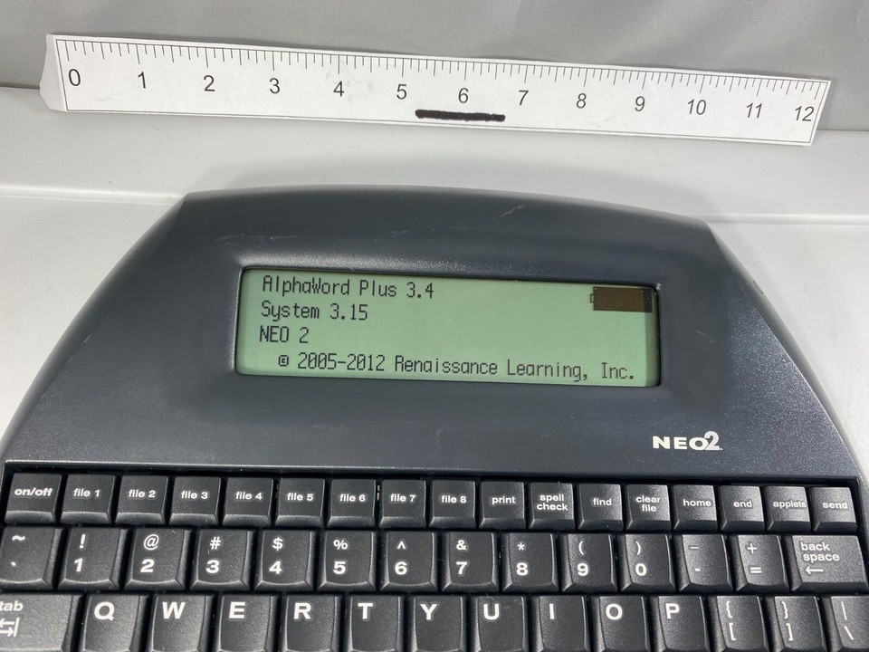 Alphasmart Neo2 Keyboard Word Portable PC Processor NEO2-KB Classroom ...