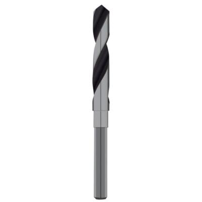 Qty 1 Reduced Shank Jobber Drill Bit 26mm x 152mm HSS Black Oxide Alpha ...