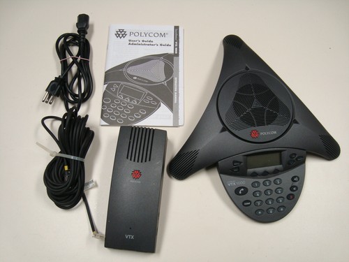 Polycom SoundStation VTX1000 Conference Phone & VTX Universal Module | eBay