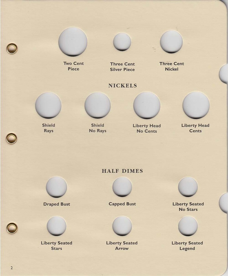 Littleton Album For 19th Century US Type Coins Model LCA78 New w/ Free ...