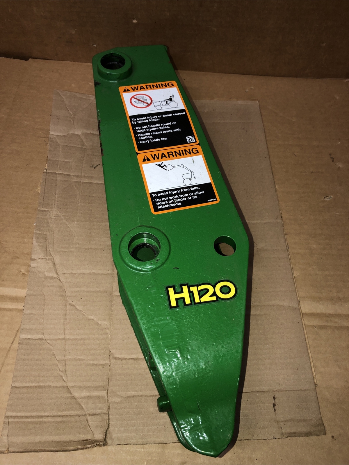 John Deere 1025R Compact Tractor H120 Loader Mount Frame Quick Tatch ...