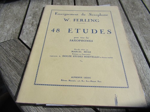 ABE W FERLING 48 ETUDES POUR TOUS LES SAXOPHONES A 20€ ACH IMM FP COMP ...