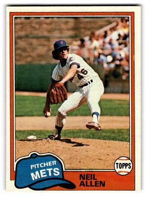 1981 Topps #322 Neil Allen New York Mets | eBay