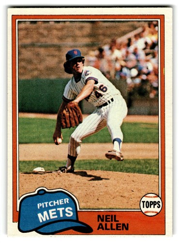 1981 Topps #322 Neil Allen New York Mets | eBay