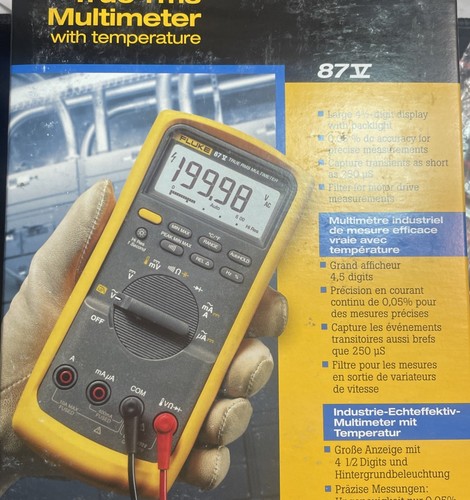 Fluke FLUKE 87-V True RMS Multimeter - New With Calibration Certification | eBay