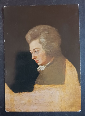 postcard art Wolfgang Amadeus Mozart. Joseph Lange. Mozart Museum ...