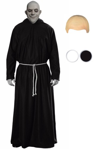 Adult Halloween Creepy Uncle Family Fancy Dress Addams Fester Costume ...