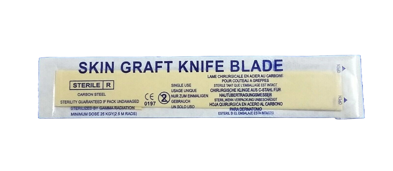 10 pc Skin Graft Handle Blade Dermatome HUMBY & WATSON Surgical ...