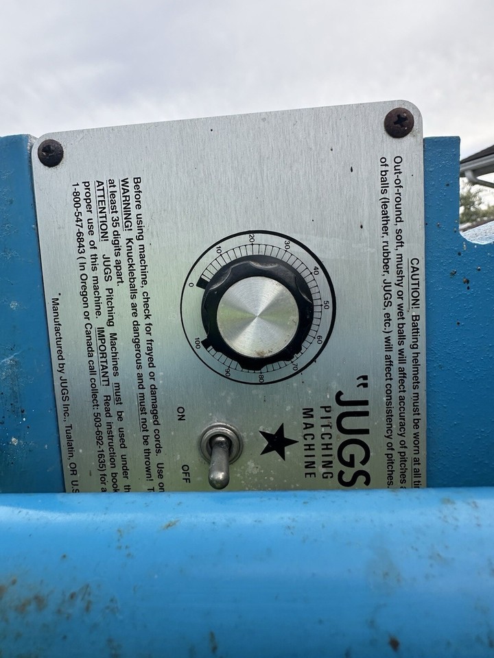 Jugs Pitching Machine 2 Wheel Baseball Pitching Machine | eBay