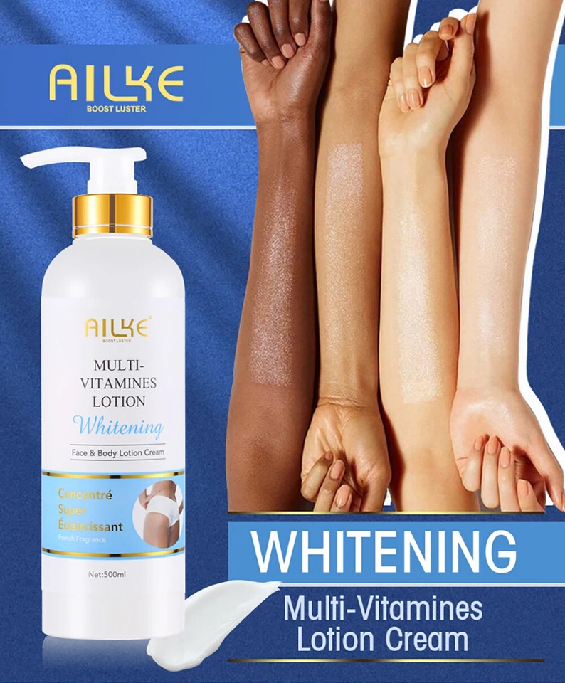 Multi-Vitamin Whitening Body Lotion Moisturizes Nourishes Removes Dark ...