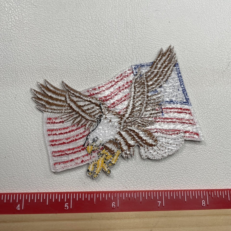 Bald Eagle USA Flag American Patriotism Symbols Patch M003 | eBay