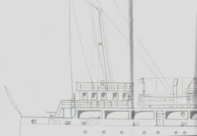 " PATRICIA " Trinity House Shipwright Model Ship Plans Drawn by Bernard ...
