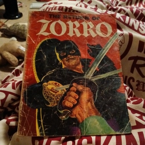 RETURN OF ZORRO-DELL FOUR COLOR #425 golden age 1952 JOHNSTON McCULLEY ...