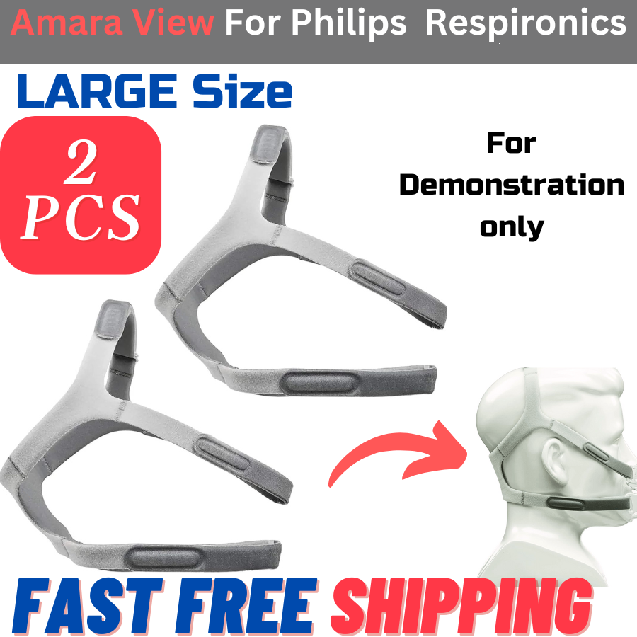 Headgear for Philips Respironics Amara View CPAP Masks | Large Size | eBay