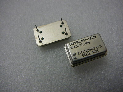 MF ELECTRONICS M1400-87.5MHz 87.5 MHz Crystal Oscillator Full-Size DIP ...