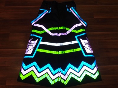 Heatwave phat pants rave gear reflective dance wear hardstyle reflector ...