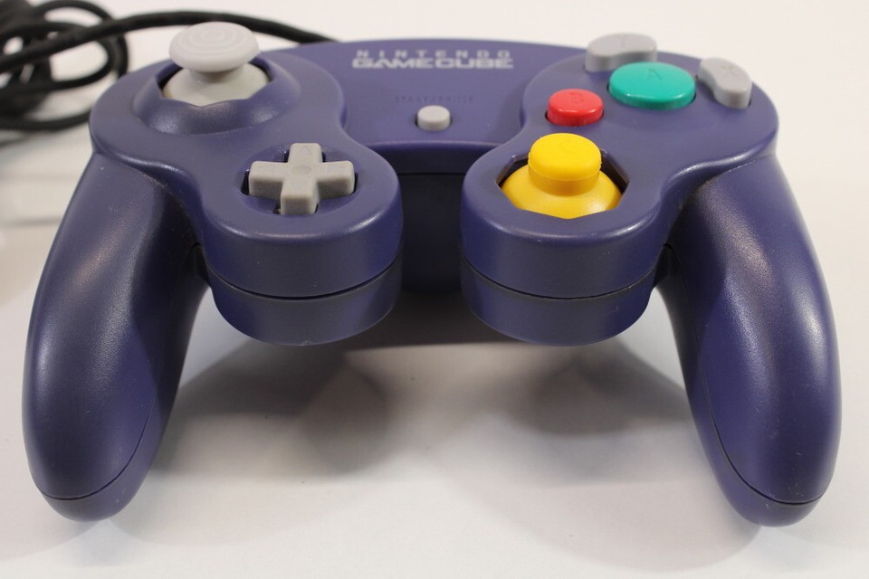 Official Nintendo GameCube Controller Pad GC DOL-003 Purple TIGHT Discolored 931 | eBay