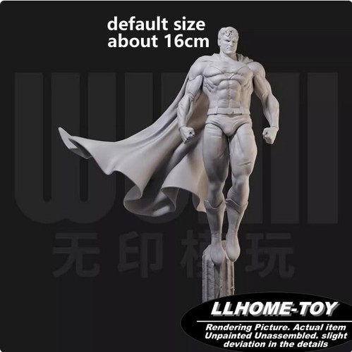 Anime Superhero Superman Clark Kent Fly Resin 3D Print GK Figure DIY ...