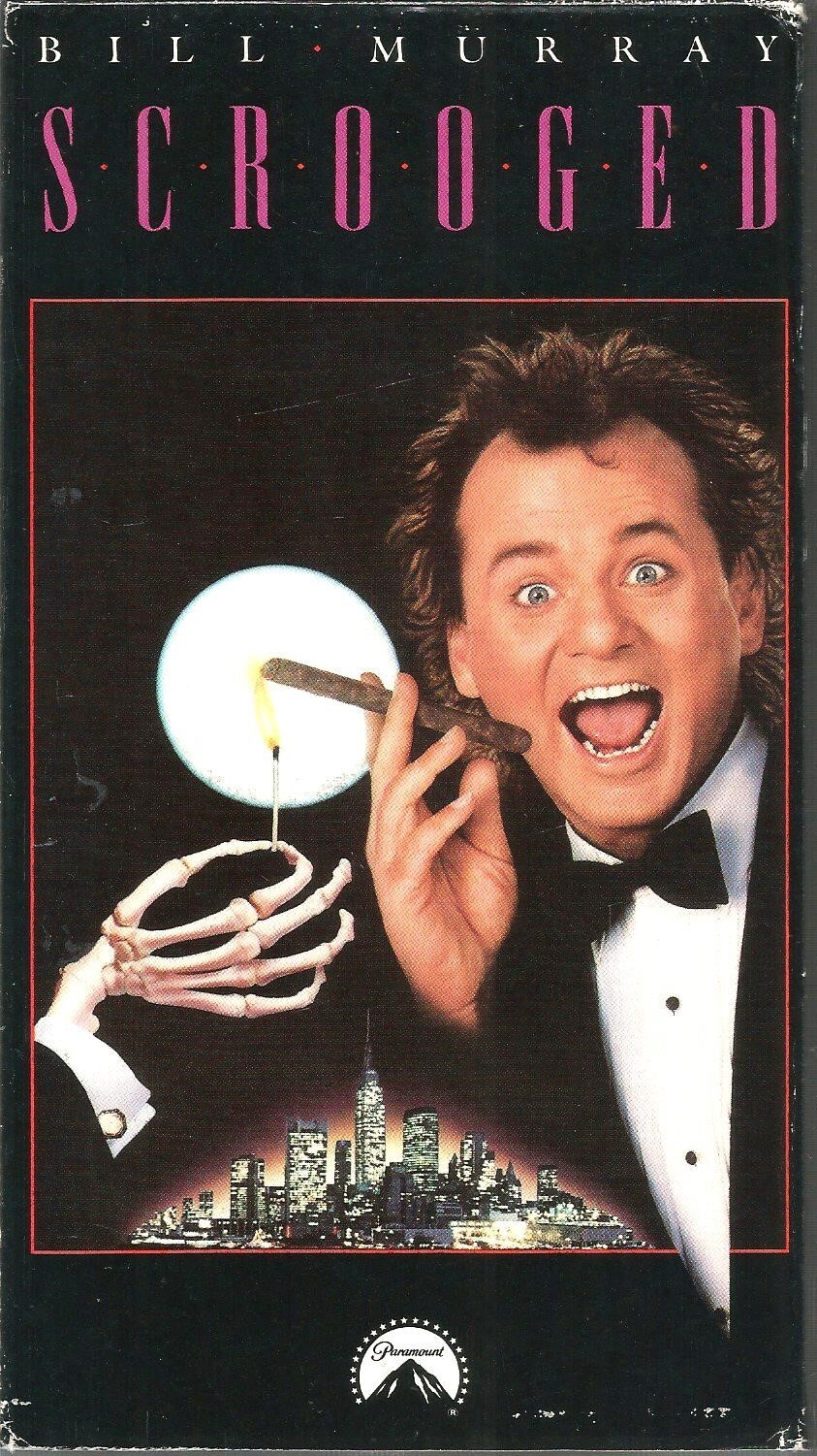 Scrooged VHS 1989 Bill Murray Karen Allen John Forsythe A Christmas Carol PG-13 31504320547| eBay