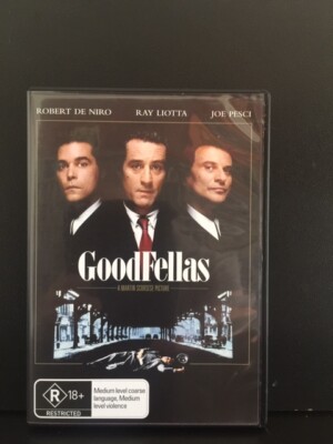Goodfellas - DVD PAL Region 4 Joe Pesci Robert de Niro Ray Liotta ...