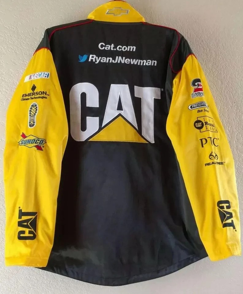 Vintage NASCAR Racing Jacket: Cordura Fabric, Satin Lining, Sublimation ...