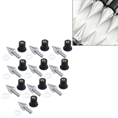 10x Windscreen Windshield Motorcycle Spike Bolts 5MM Wind Screen Bolt ...