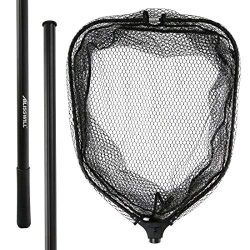 Large Fishing Net Collapsible Fish Landing Net With Extendable Handle ...