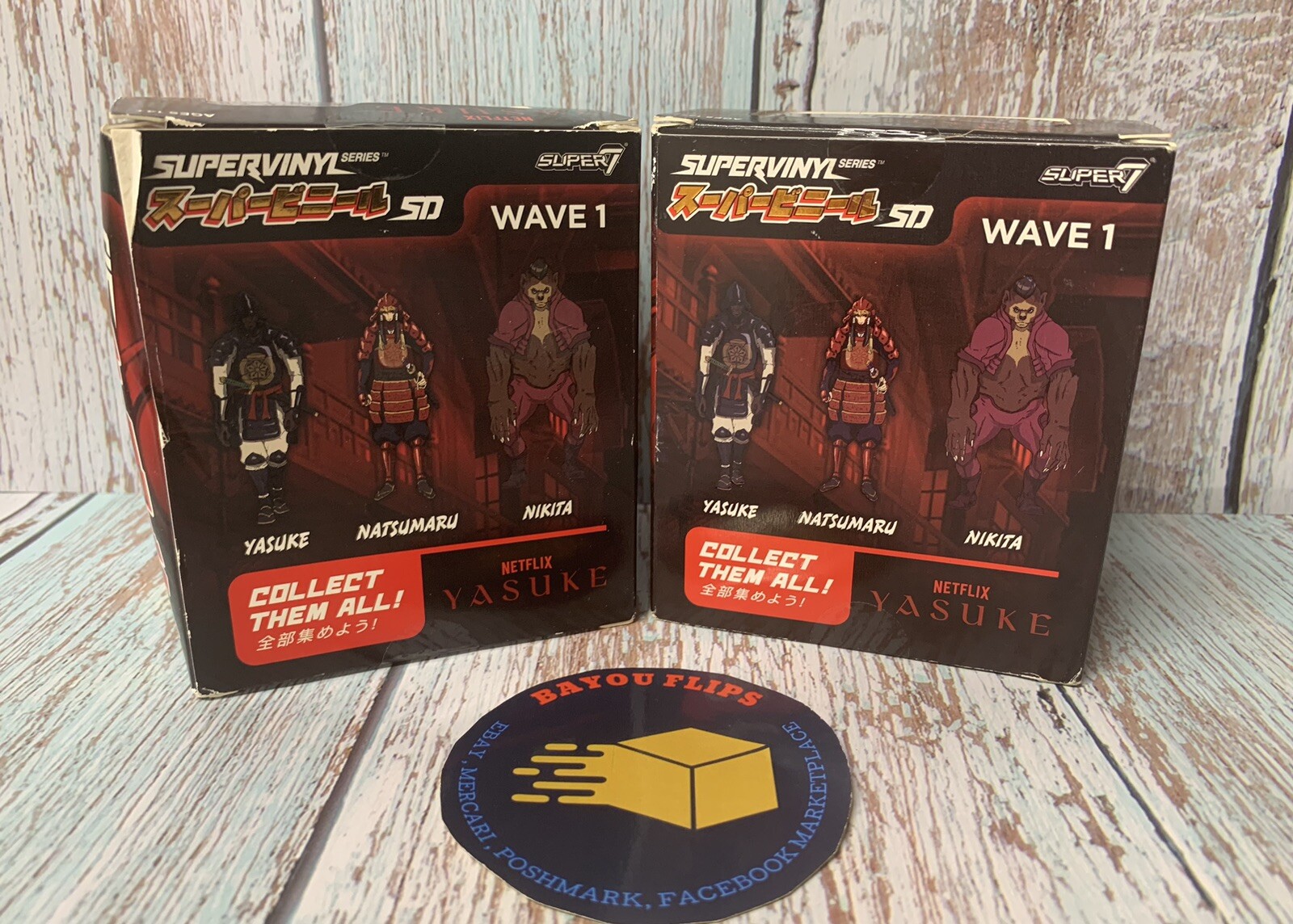 Super7 - Netflix Yasuke 3" SD Vinyl Figures Wave 1 - Nikita & Natsumaru ...