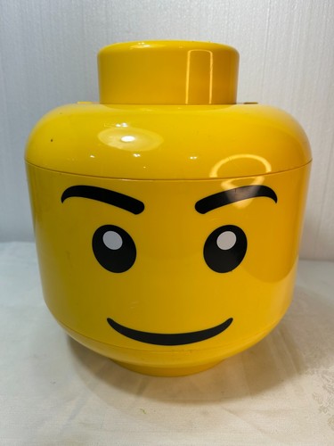 Yellow Lego Large Head Storage Sort Store Case Container #4031 2010 ...