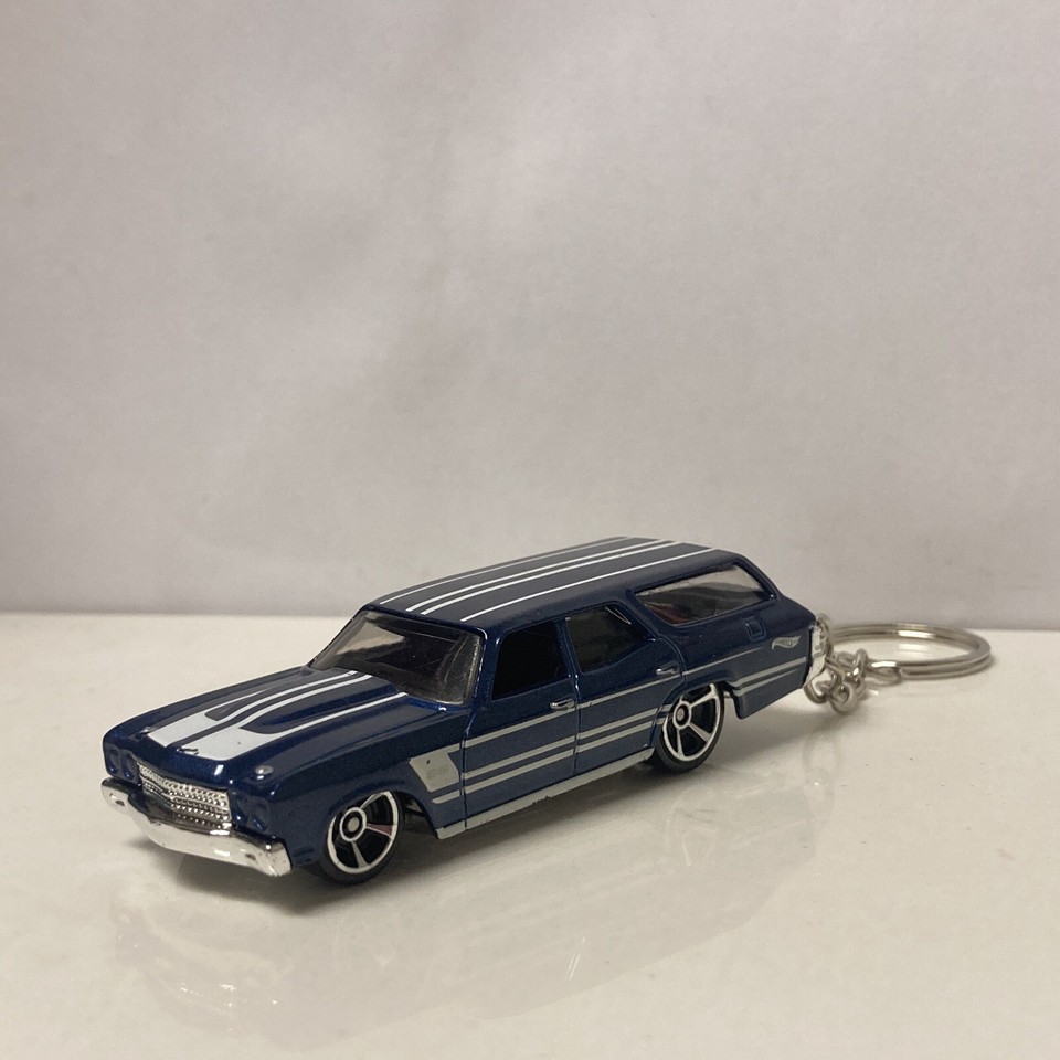 RARE KEY CHAIN BLUE CHEVY CHEVELLE WAGON CUSTOM LIMITED EDITION 1968 ...
