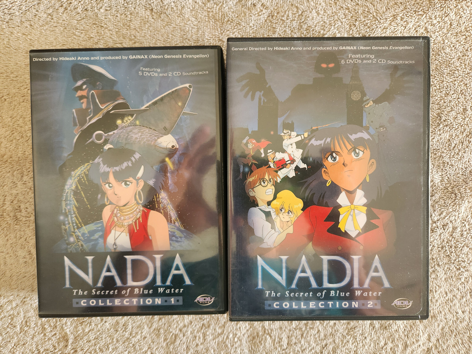Nadia: Secret of the Blue Water Anime DVD Collections Vol 1 & 2: 11 ...
