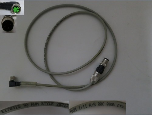 AWM Style E170315 Sensor Cable 20233 Length: Approx. 1.05m + Male 27-4 ...