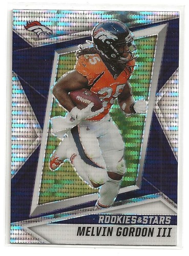 2021 Panini Rookies & Stars Melvin Gordon III Pulsar Prizm Parallel ...