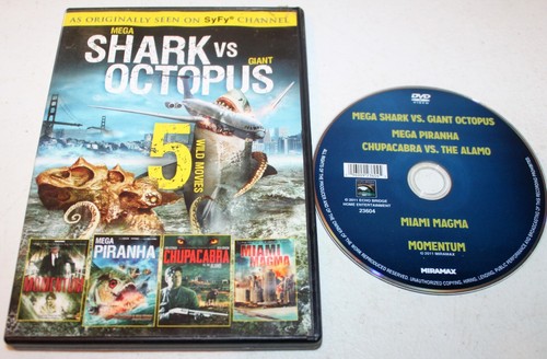 Mega Shark vs Giant Octopus SyFy 5 Movie Collection (DVD, 2013 ...