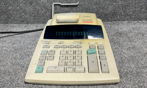 Casio Printing Calculator DR-220HD Tax and Exchange 2 Color Display | eBay