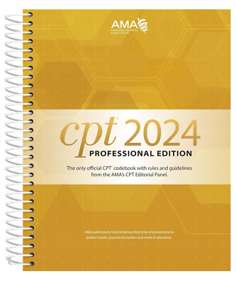 CPT 2024 Professional Edition NEW Sealed American Medical Association ...