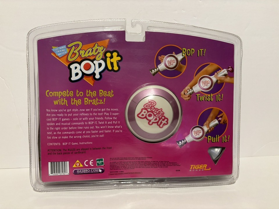 NEW Bratz Doll BOP IT Handheld Electronic Talking Musical Game 2004 ...