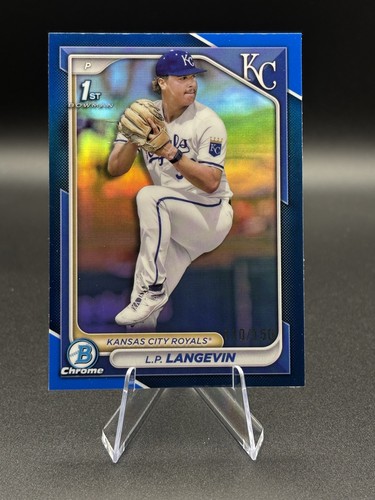 2024 Bowman Draft - Chrome L.P. Langevin #BDC-183 Blue Refractor /150 ...
