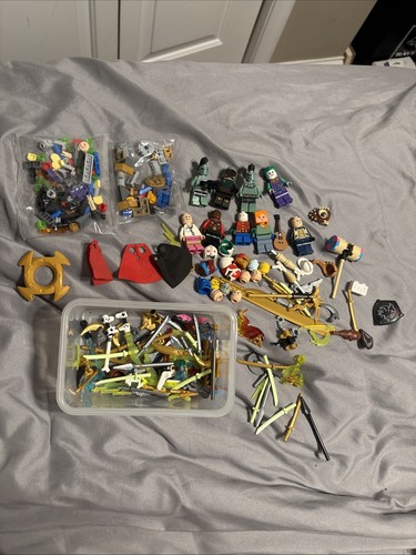 LEGO Minifigure Parts Accessories Weapons Mixed Lot Star Wars Ninjago ...