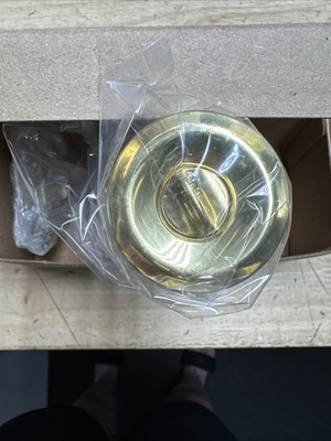 Weiser Beverly Polished Brass Door Knob 9GAC331-031 Privacy Lock🔥 | eBay