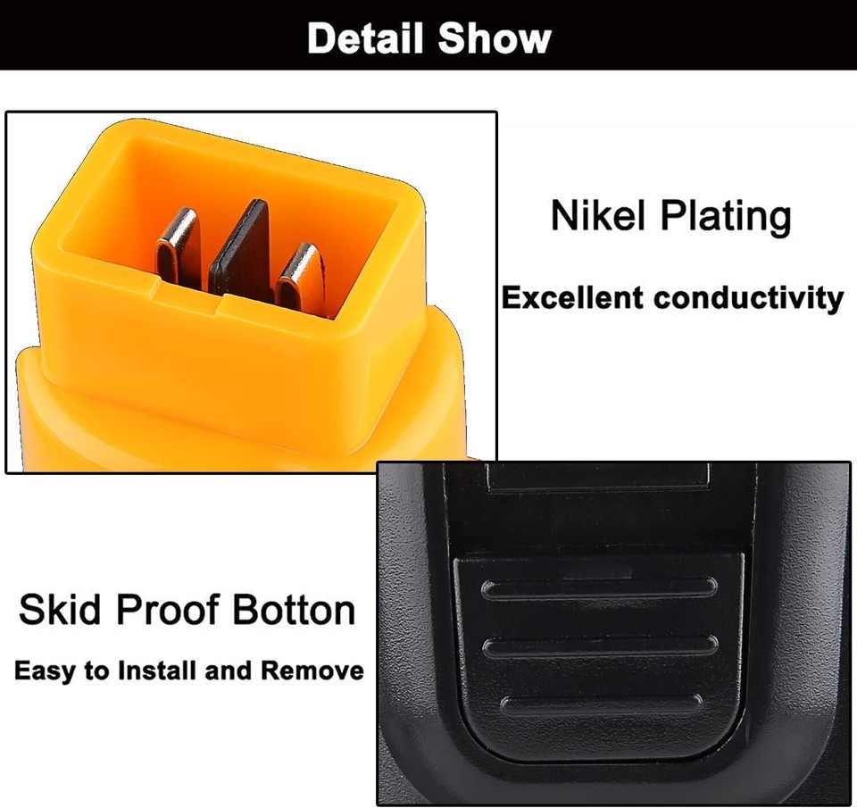 2PACK 12 Volt For DEWALT DC9071 12V Battery DW9071 DW9072 DC9740 ...