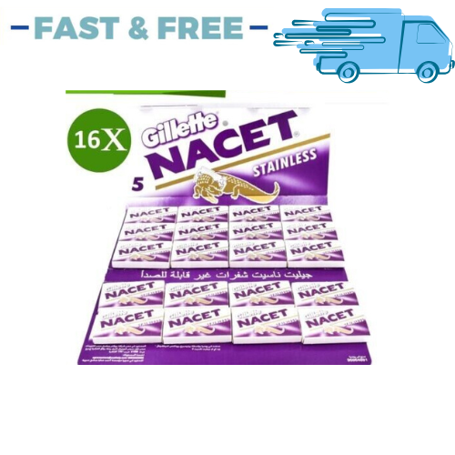 1600X Double Edge Razor Blades Gilette NACET Stainless Russia Men's ...