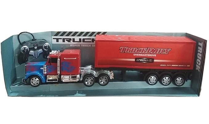 Remote Control Semi-Truck w/ detachable Trailer-Rechargeable 2.4 GHz ...