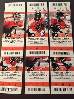 Philadelphia Flyers 2014-15 NHL ticket stubs - One ticket | eBay
