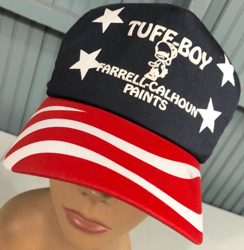 Tuff-Boy Farrell Calhoun Patriotic Paints Vintage Snapback Baseball Cap ...