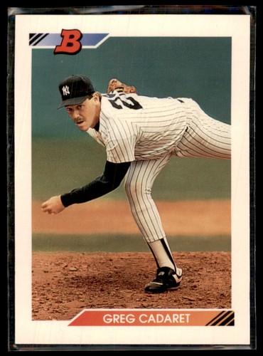 1992 BOWMAN GREG CADARET NEW YORK YANKEES #231 | eBay