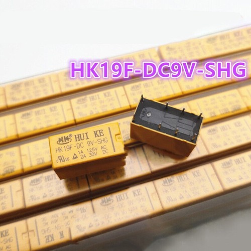 1Pc HUI KE HK19F-DC9V-SHG 9VDC Power Relay 8Pins 1A 125VAC #F15 | eBay